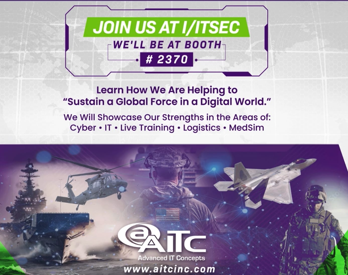 AITC to Showcase Advanced Technology Solutions at I/ITSEC, the World's Largest Modeling ...